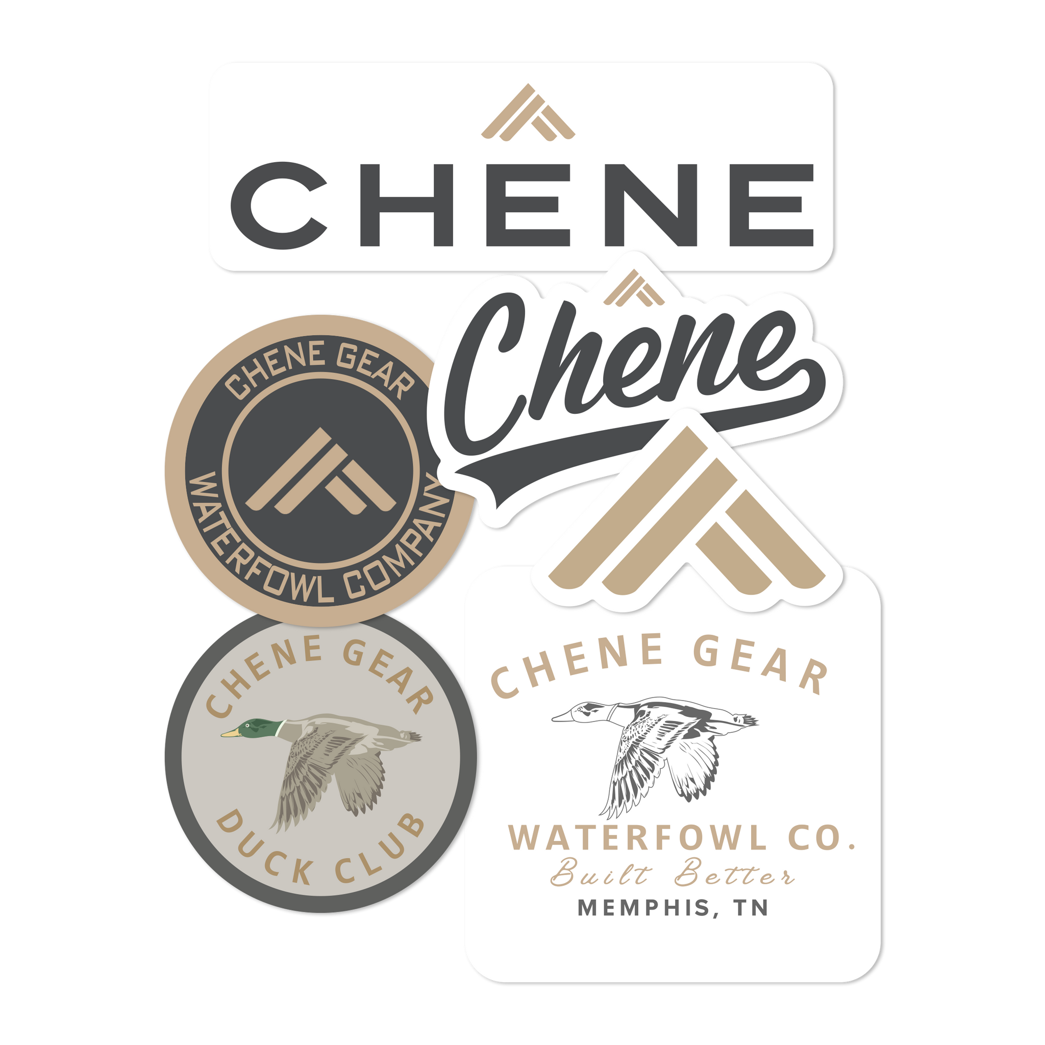 Chêne Die Cut Sticker Pack (5) | Chêne Gear®