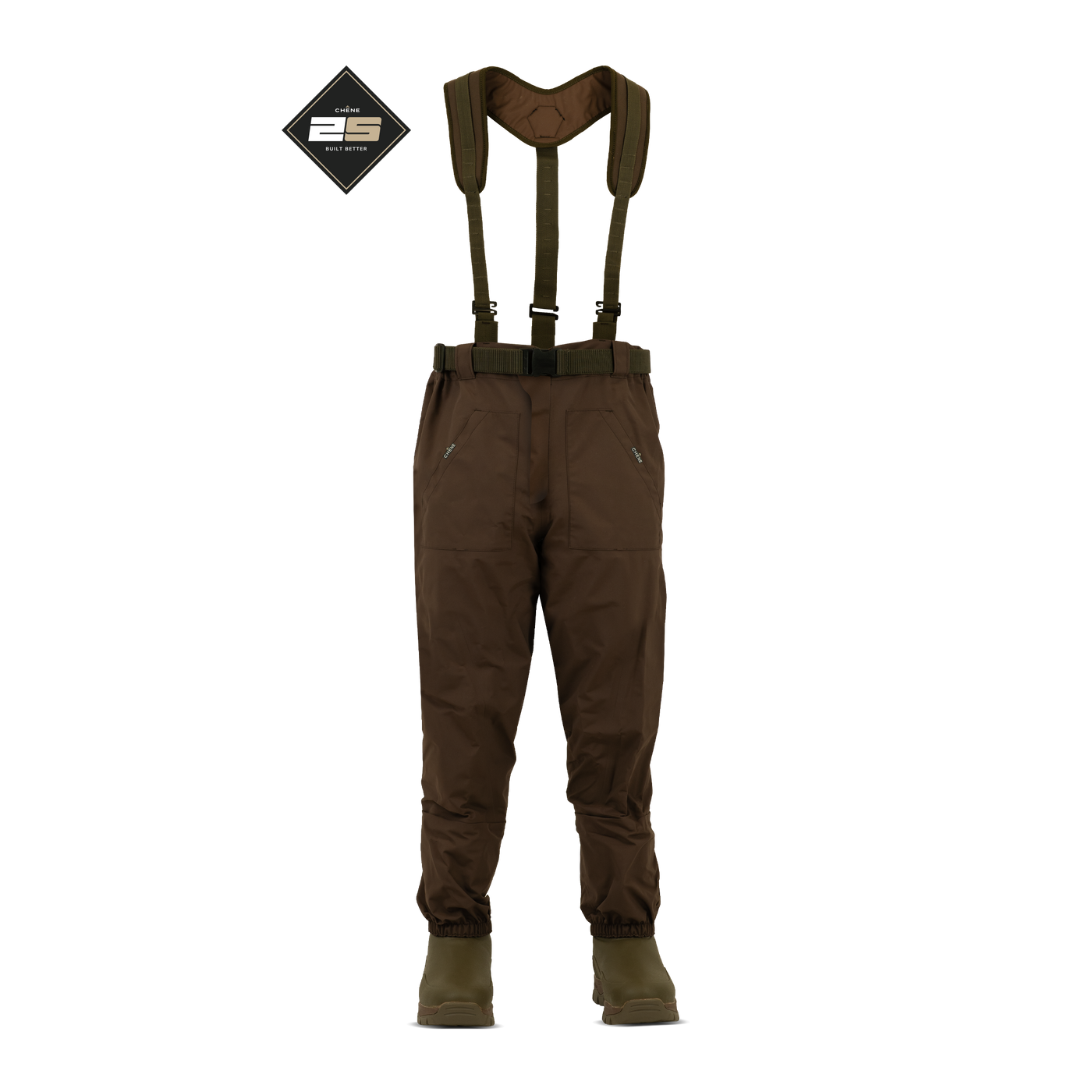 Brown Wader Pants for Duck Hunting | Chêne Gear®