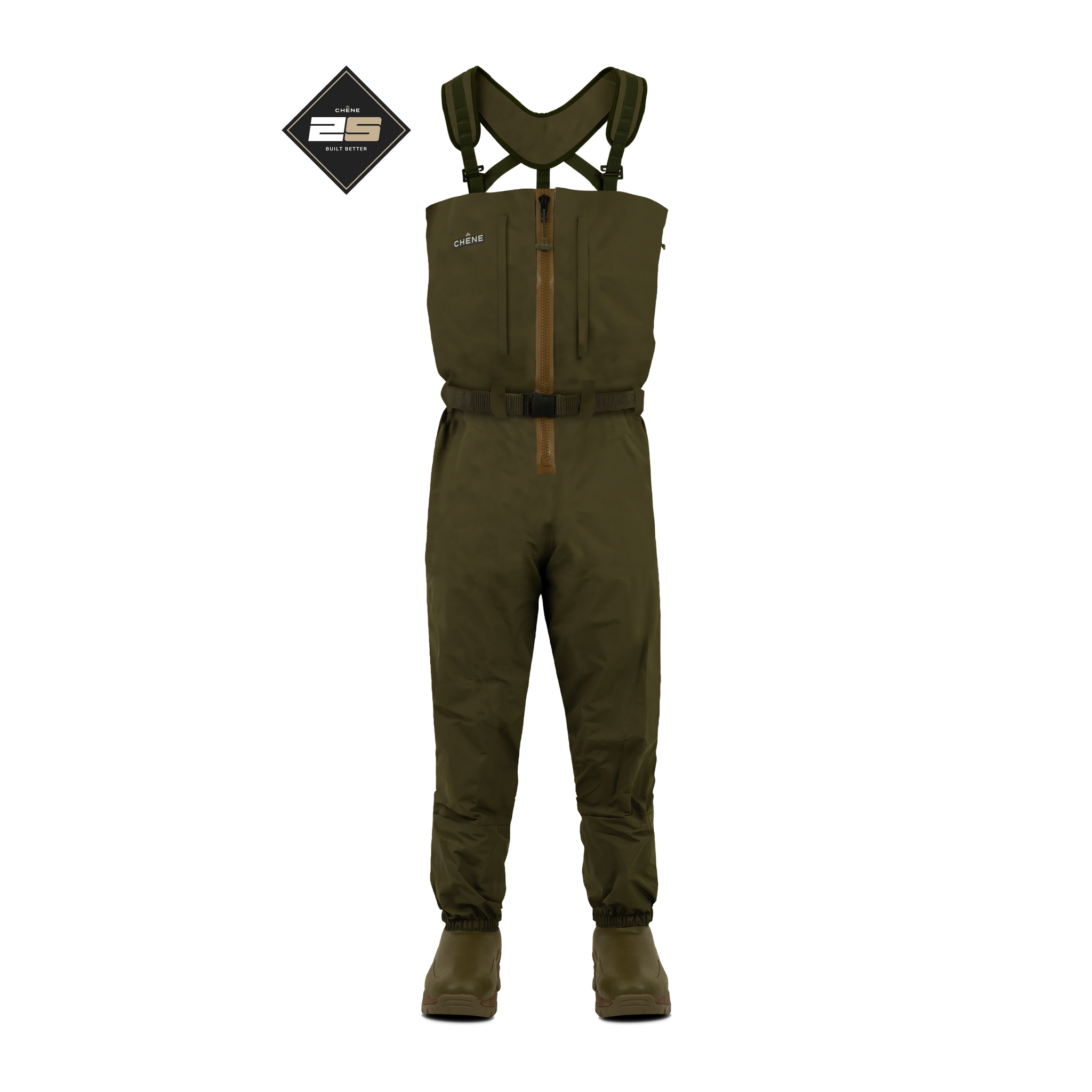 2S Wader | Olive Green Waders for Duck Hunting | Chêne Gear®