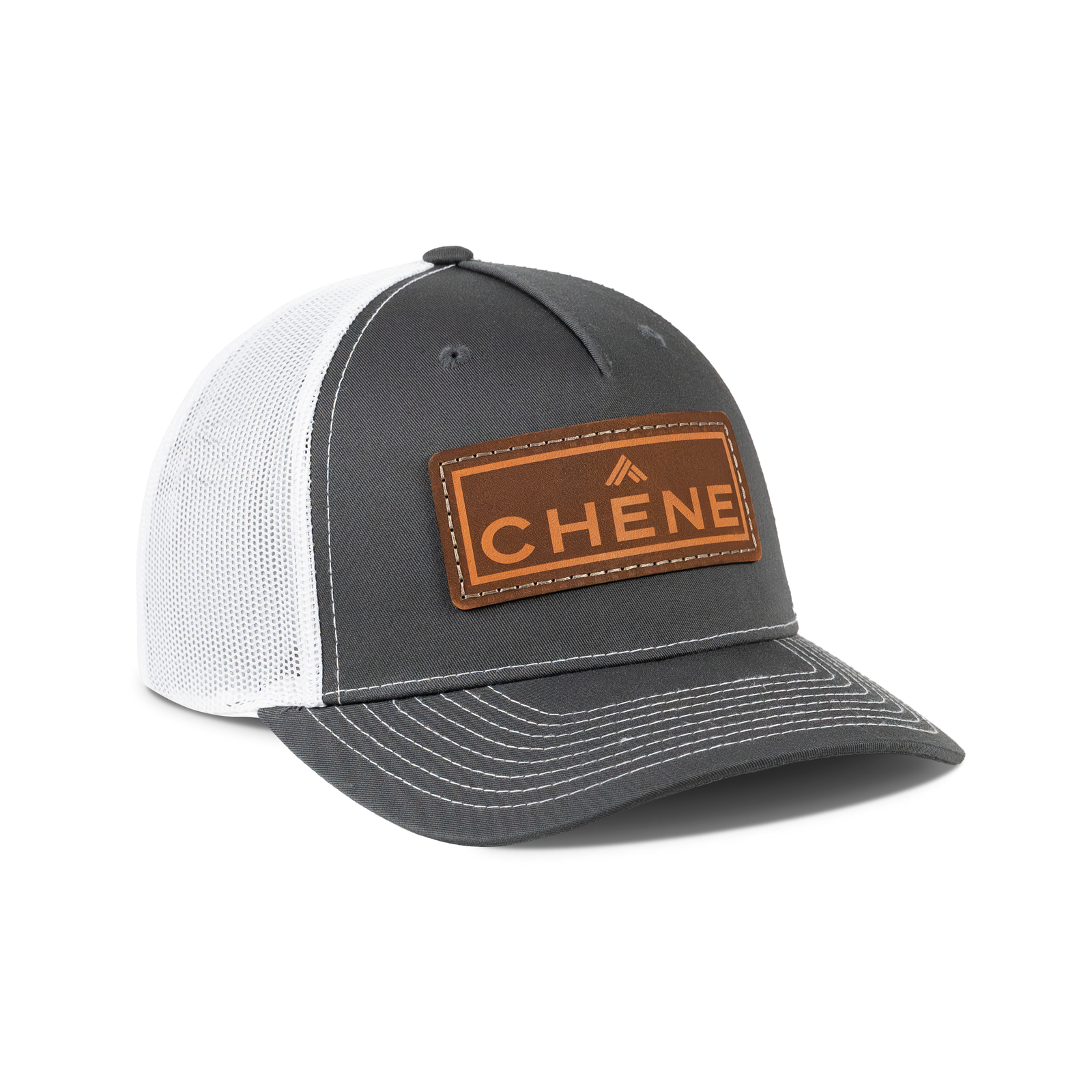 5-Panel Leather Patch Cap