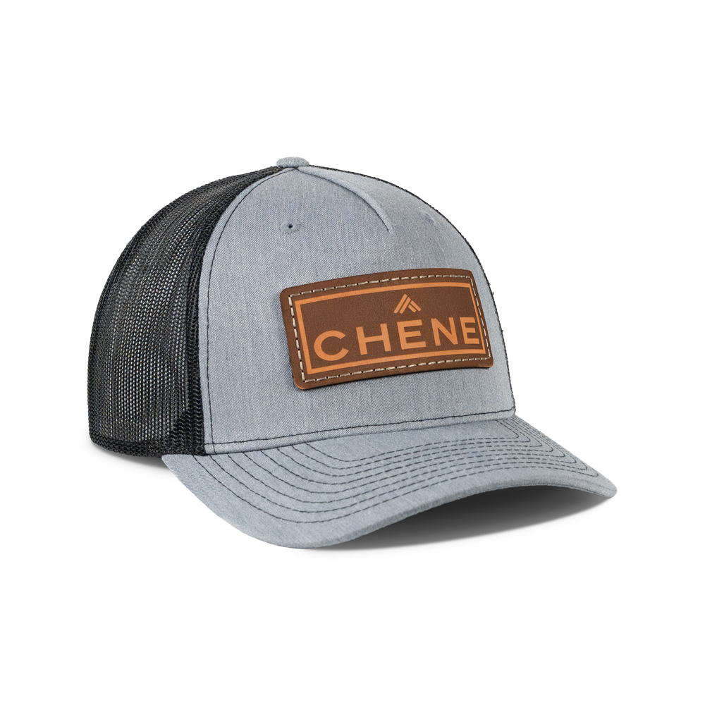 5-Panel Leather Patch Cap