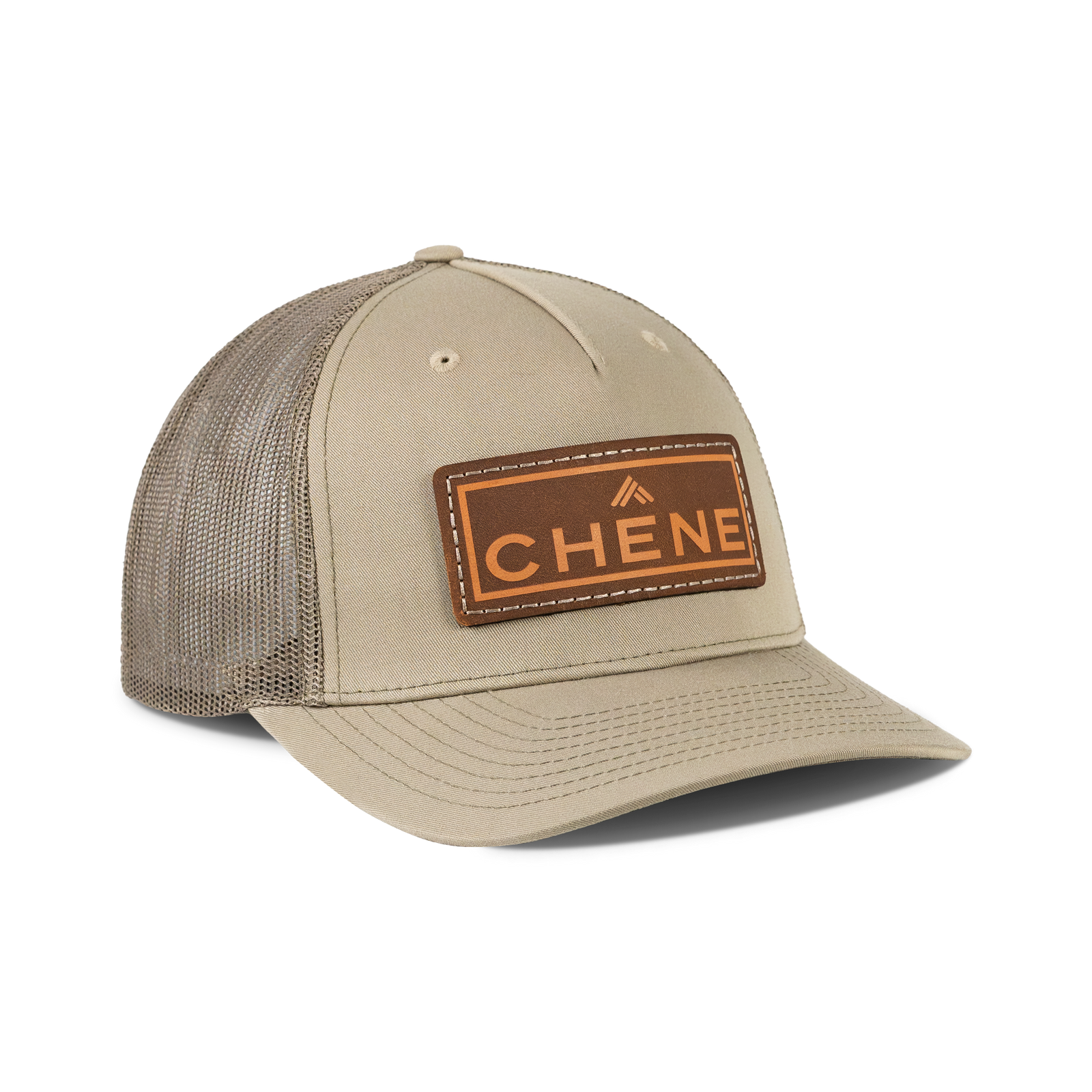 5-Panel Leather Patch Cap
