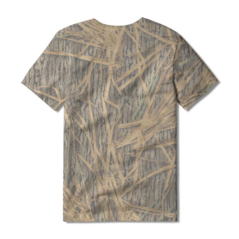 Washed Out Camo Logo Tee S/S