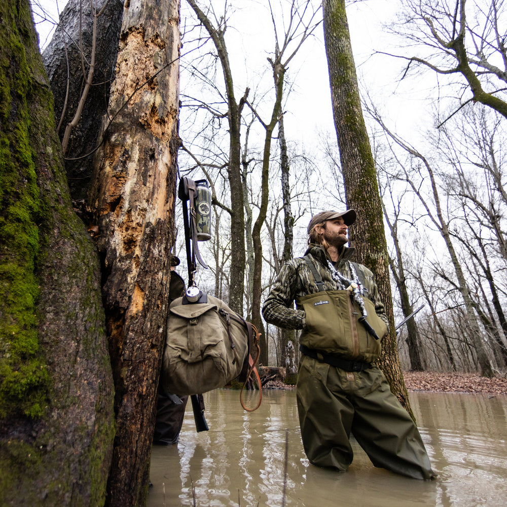 2S Wader | Olive Green Waders for Duck Hunting | Chêne Gear®